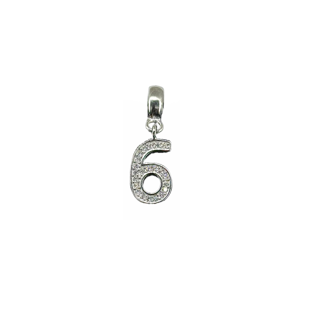 Pendant Number "6" – Stellar